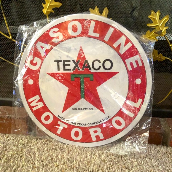 Wall Decor | Classic Texaco Metal Sign | Poshmark